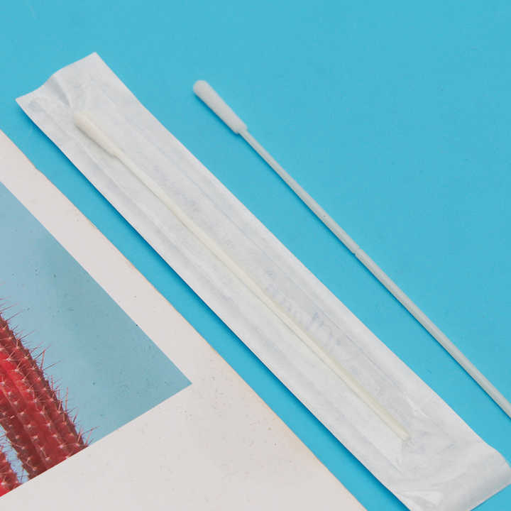 Disposable Sterile Medical Swab Sticks Short Nasal 90mm Flocked Swab ...