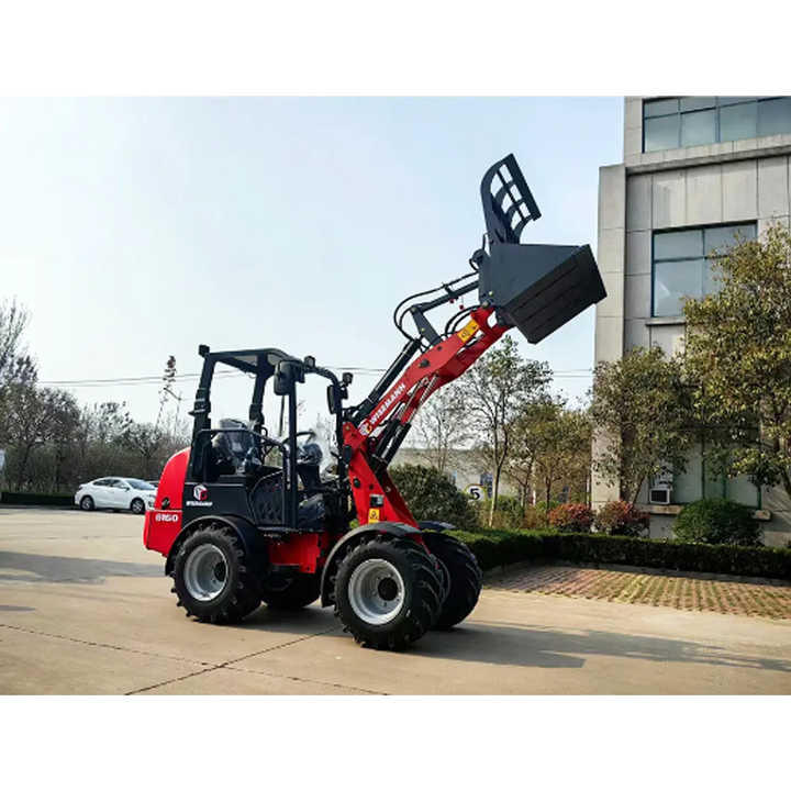 Wiseman 4x4 Diesel Mini Loader 15ton Capacity 1000kg 25t Attachments ...