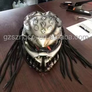 Hunter Yautja Mask - Stylish Predator Motorcycle Helmet