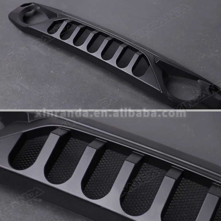 Suzuki Jimny Angry Grille - Durable Black Plastic Front Grill
