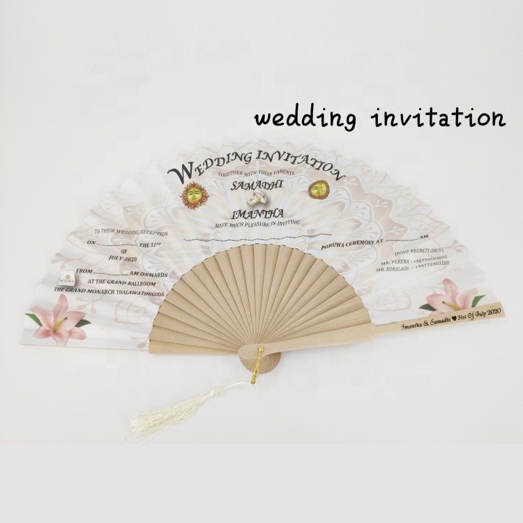 Wedding favor fans 60 photos - Astyledwedding.com