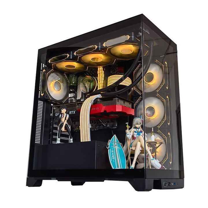 MATX Panoramic Side Transparent Sea View Room Chassis 240/360 Water ...