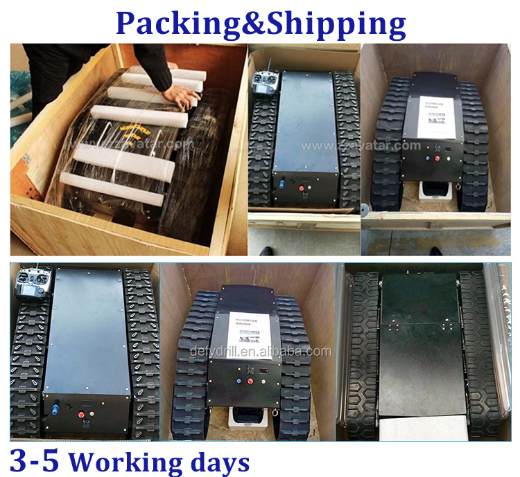 80kg Payload Track Robot Inspection Vehicle Crawler Robotic Chassis ...