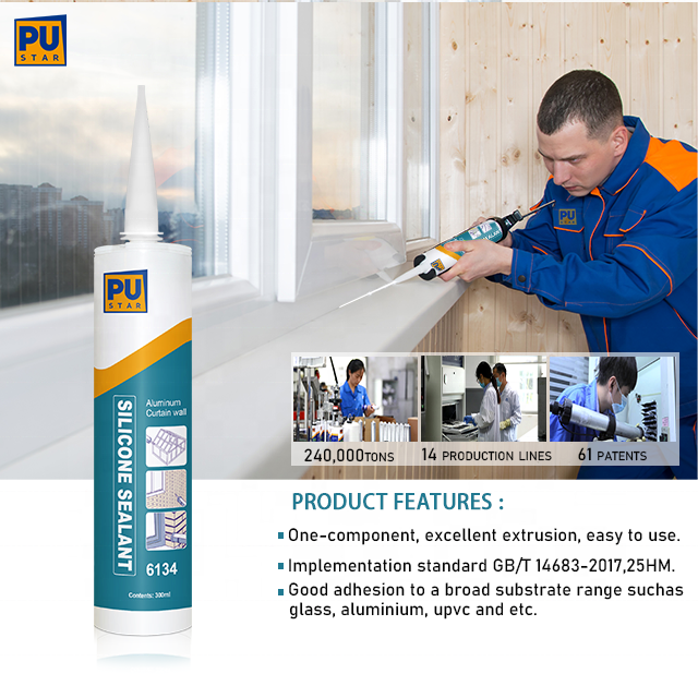 PUSTAR White Neutral Rtv Silicone Sealant for Aluminium Window| Alibaba.com