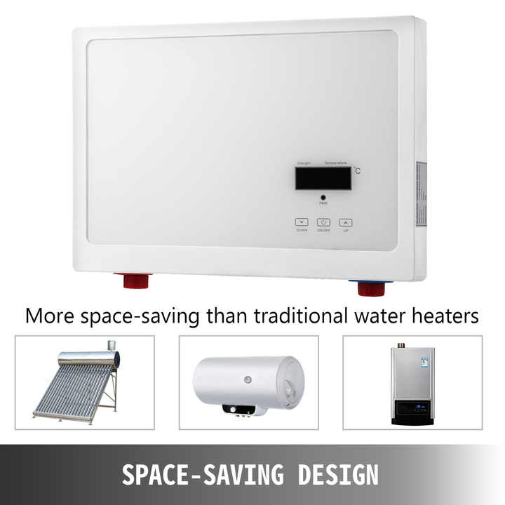 14KW Tankless Instantaneous Hot Water Heater Fabulous Electric Solar ...