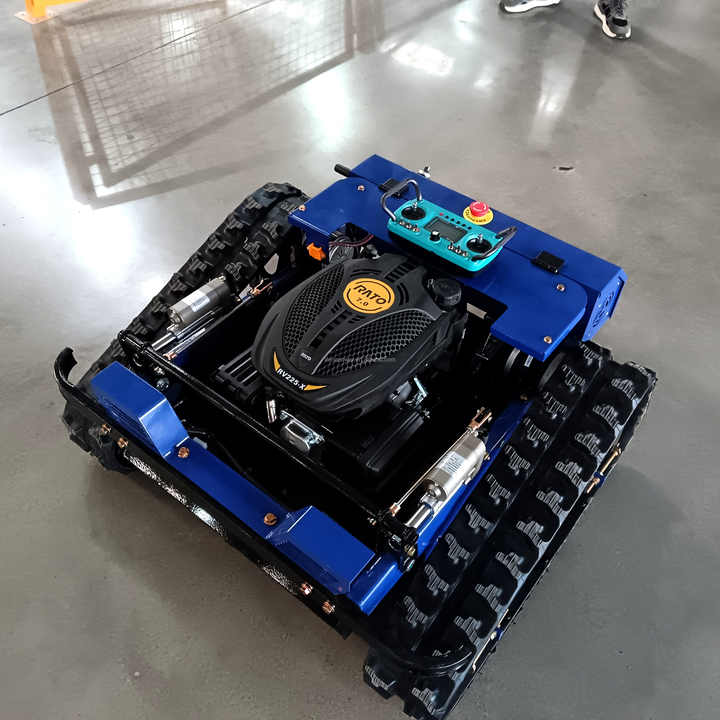 Agriculture Cordless Lawn Mower Gasoline Engine Remote Control Robot ...