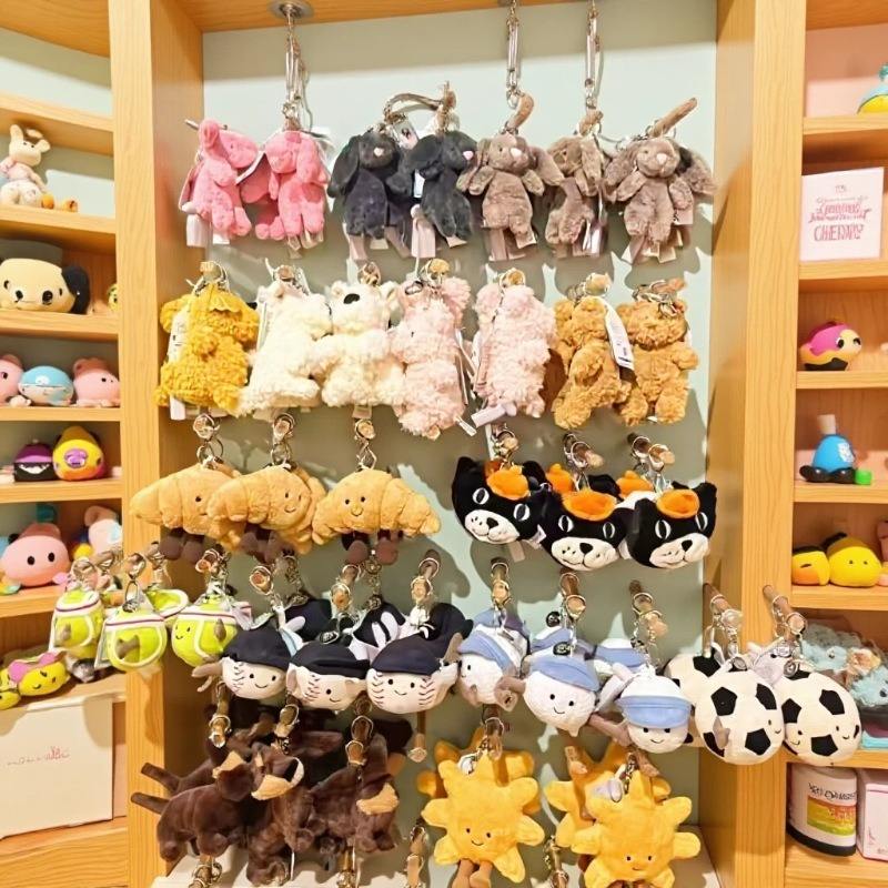 Soft Plush Keyring in Stock Cartoon Stuffed Key Chain for Promotion ...