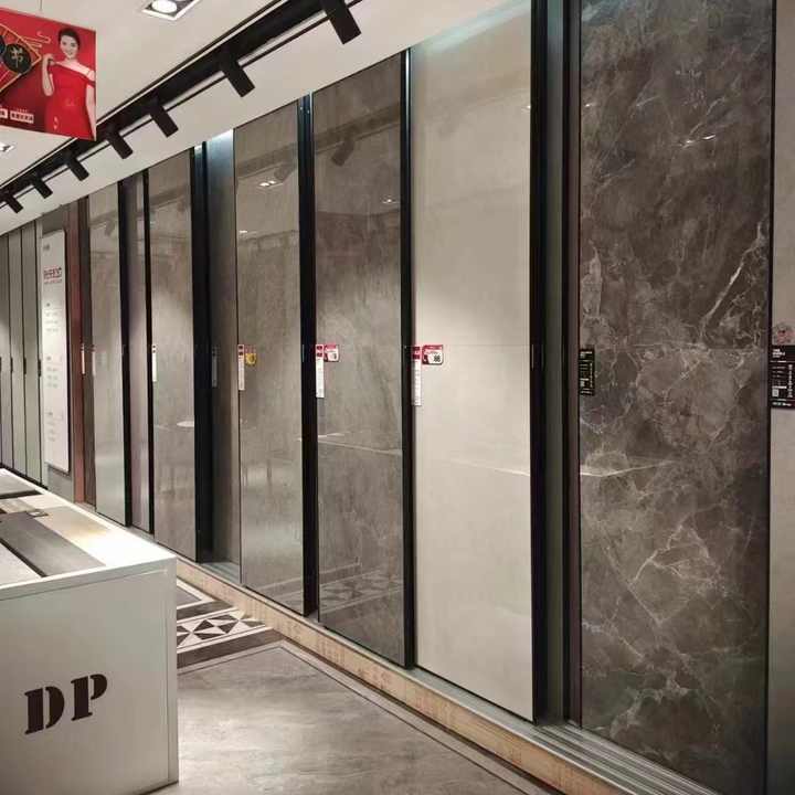 Metal Sliding Promotional Exhibition Rack - Mosaic Tile Display