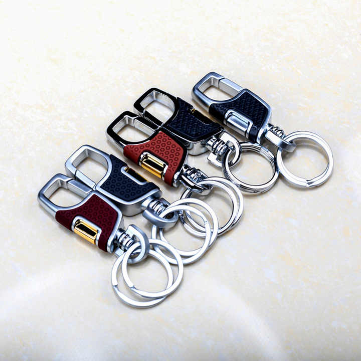 2025 Innovative Products Heavy Duty Key Ring Embossed Logo Leather ...