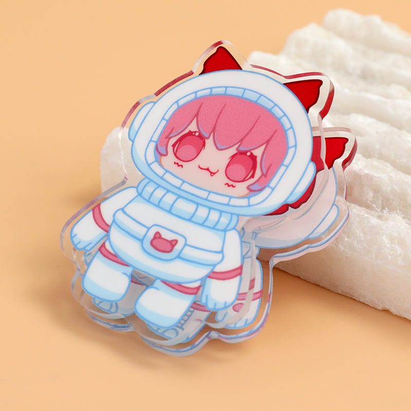 Vograce Custom Plastic Clip Anime Cartoon Design Paper Acrylic Clip ...