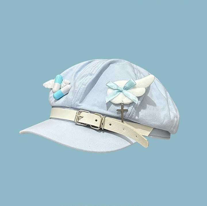 Y2K Fashion Cosplay Newsboy Cap Party Newsboy Cabbie Beret Cap Warm ...