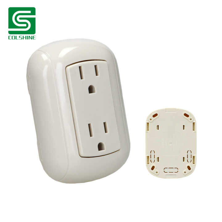 White Electric Socket - High Quality Copper Part Outlet