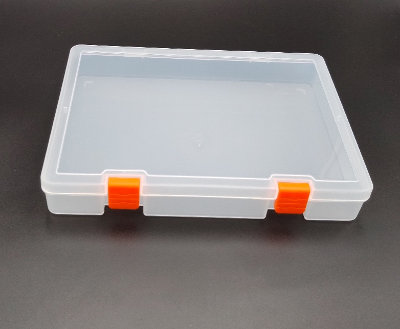 Small Hinged Plastic Craft Boxes - Perfect for Storage