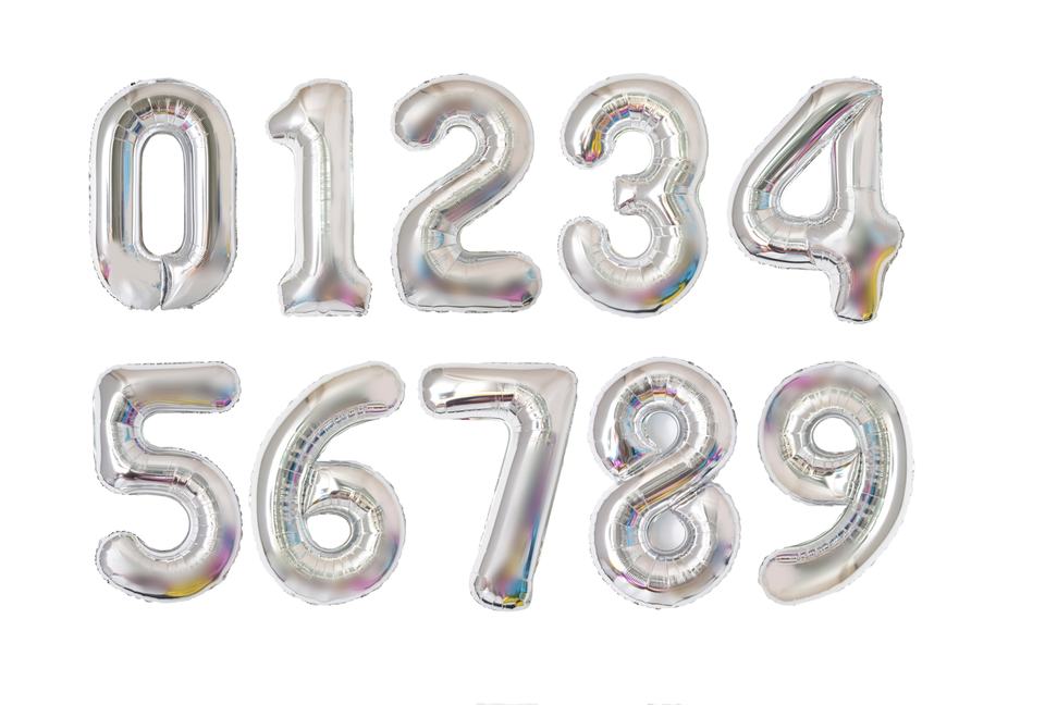 Wholesale 40 Inch Number Foil Balloons for Birthday Age Anniversary ...