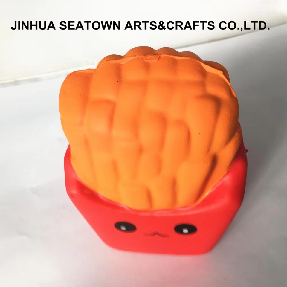 Kawaii French Fries Squishy Toys PU Stress Release Slow Rising Squeeze ...