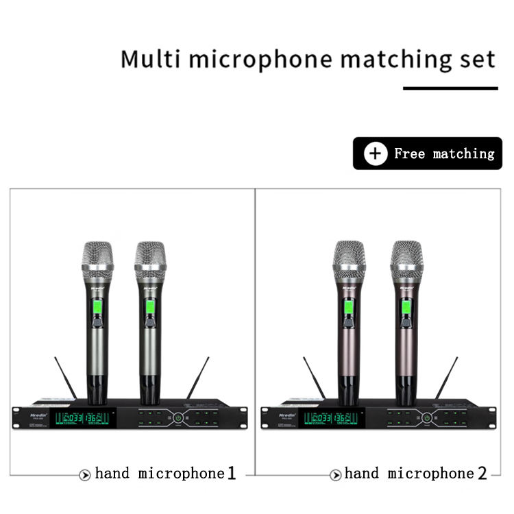Conference stage performance microphone u section UHF anti-whistling ...