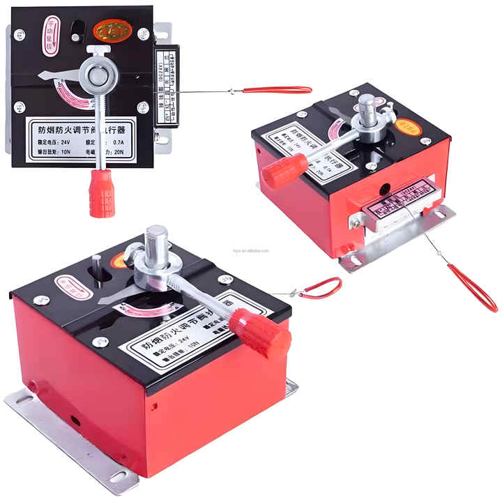 Sensitive Electric Fire Damper Actuator, Smoke Exhaust Valve Mechanism ...