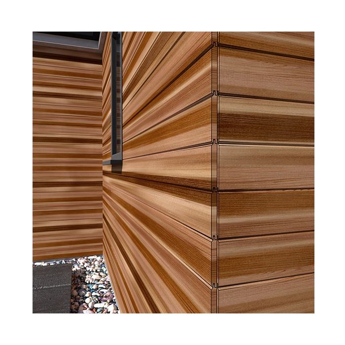 Custom Wall Decoration with Clear Cedar Cladding Wood