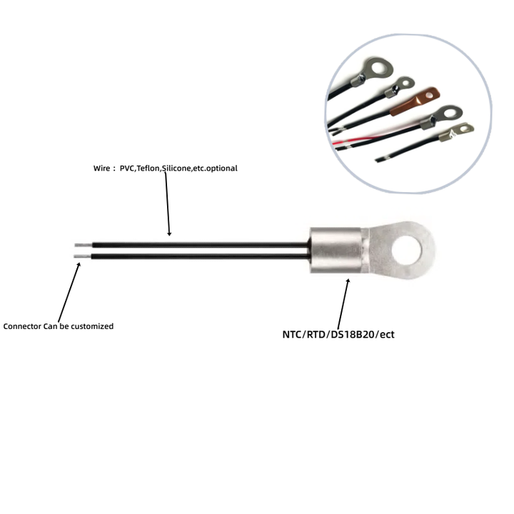 NTC 1K 5K 10K 20k 50k 100k Thermistor Ring Lug M6 M8 M12 Temperature ...