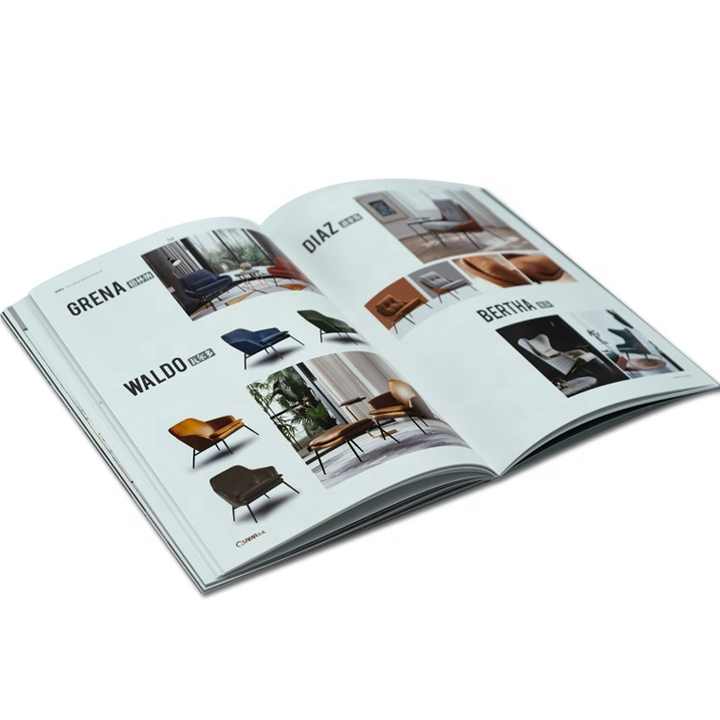 Custom A4/A5 Catalogue Printing Services Recycled Paper Magazine Book ...