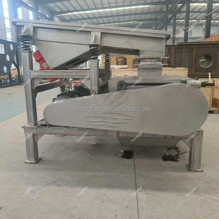 Medium Scale Salt Making Machine Salt Crushing Machine Double Roll ...