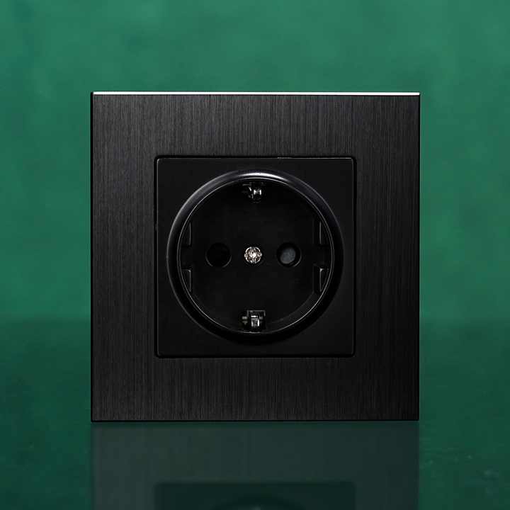 European Standard German Schuko Universal Electric Wall Socket ...