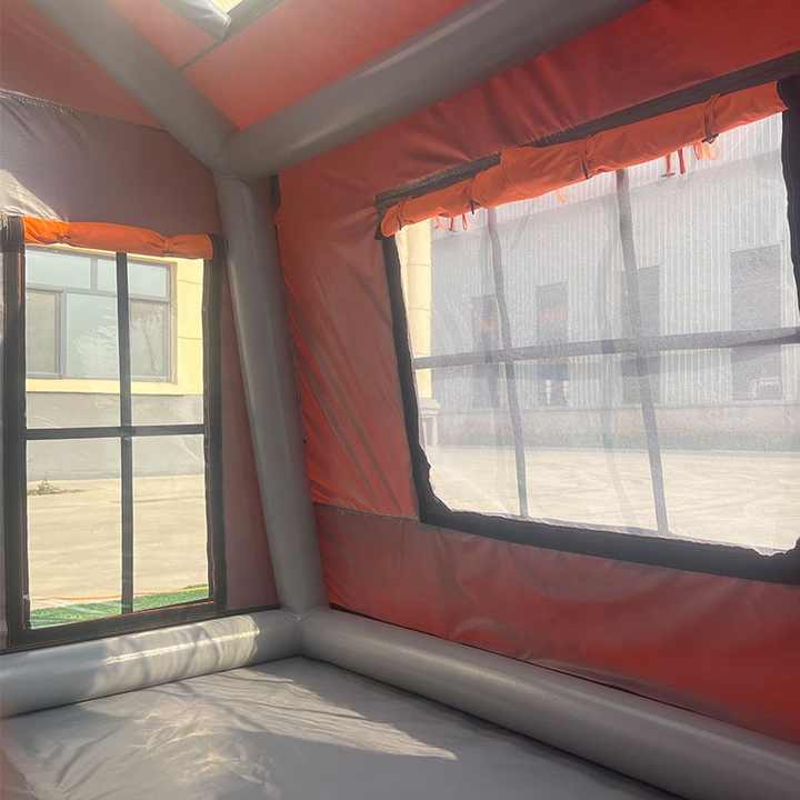 Waterproof Air Inflatable Luxury Cabin House Oxford Cotton Tent Camping ...