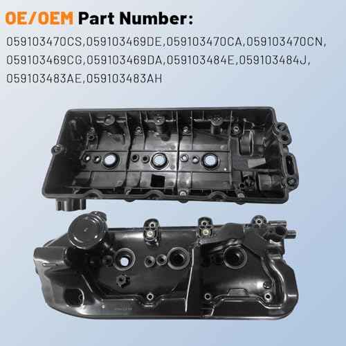 Engine Valve Cover 059103469DE 059103469CG Cylinder Head Cover for Audi ...