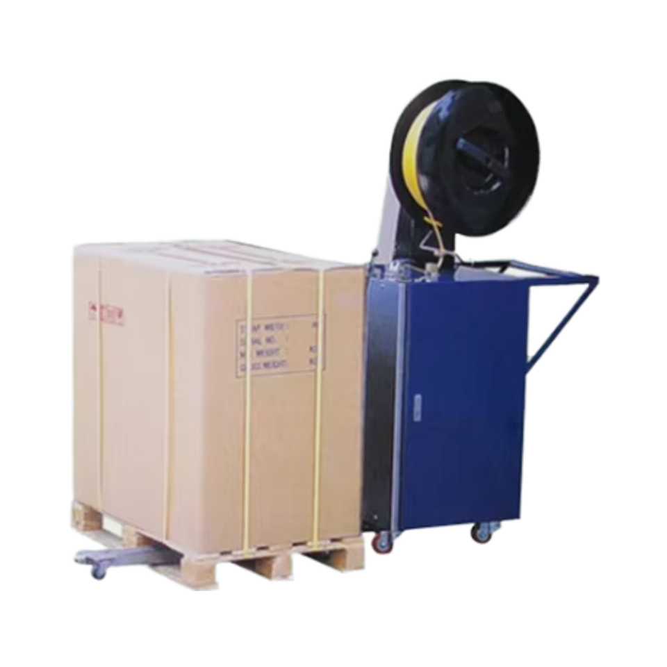 HB1300A Automatic Pallet Belt Wrapping Machine Side Seal Strapper for E ...