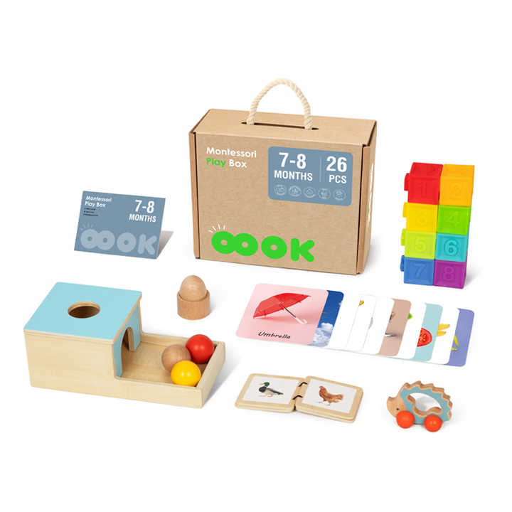 Montessori Education Box - Soft Building Blocks for Babies