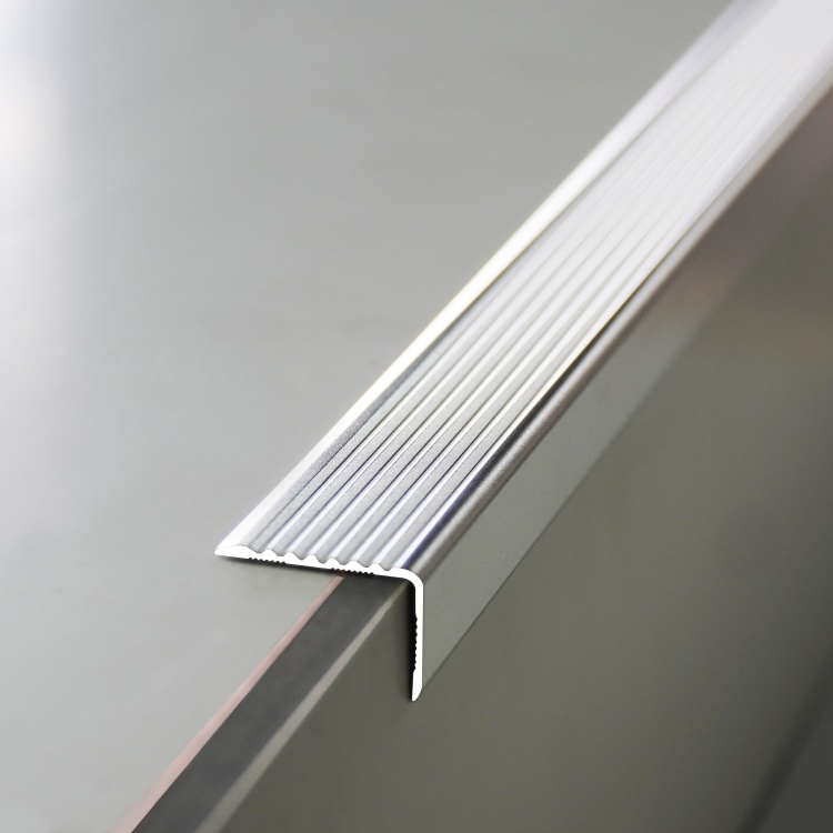 Aluminum Stair Nosing - Anti-Slip Edging Trim for Indoor Outdoor Use