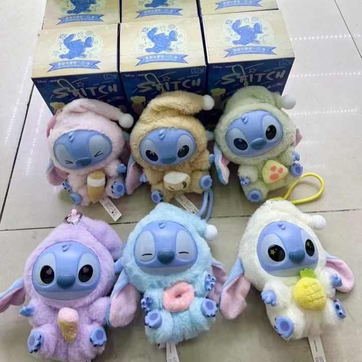 Cute Stitch Plush Toys Blind Box Vinyl Figure Set Collectible