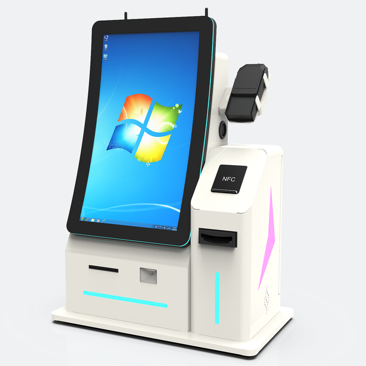 Cash Payment Kiosks Food Ordering Kiosk with Notes Acceptor Self ...