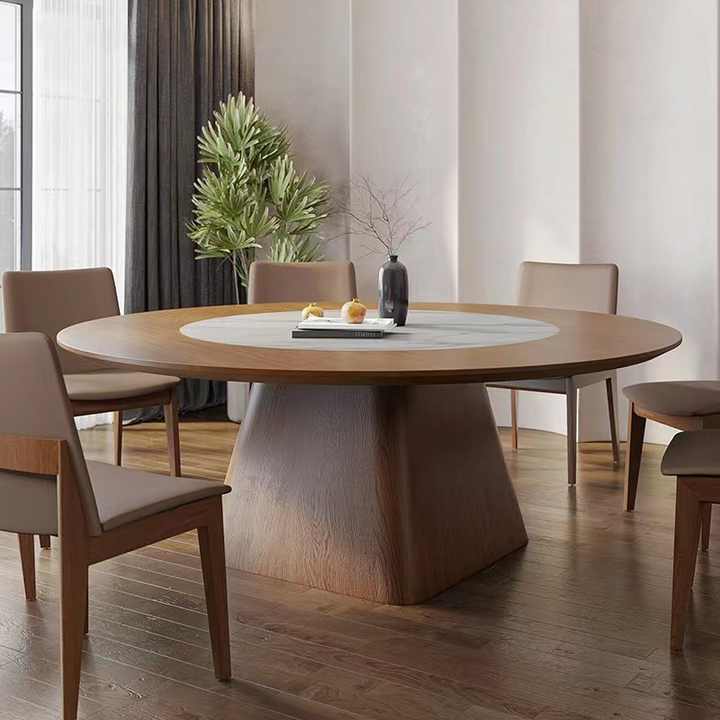 Dining Table for 12 - Solid Wood Walnut, Extendable