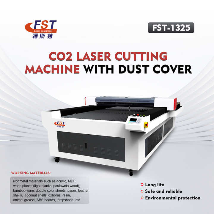 FST 1325 1300*2500 Máquina de corte por láser CNC 1325 Máquina de ...