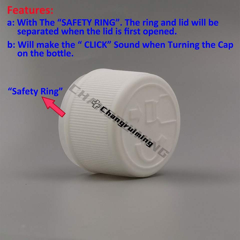 Europe Transparent Dosage Covers CRC Lid Child Proof Plastic Covers for ...