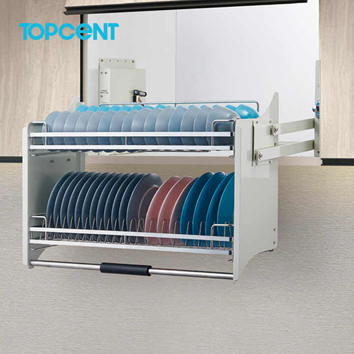 Stainless Steel Pull-Out Shelves - Efficient Kitchen Storage