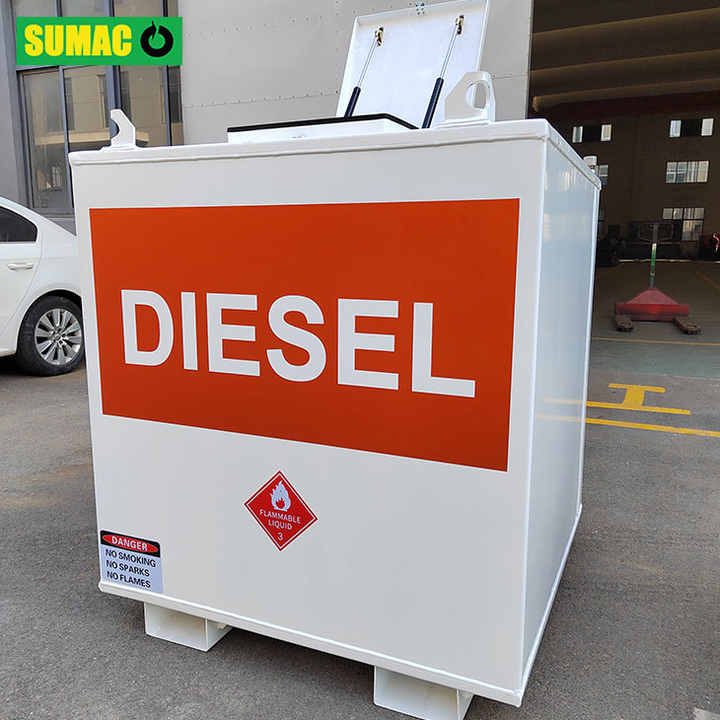 1000L IBC Fuel Tank With Pump Suitable for Gasoline, Diesel Chemical ...