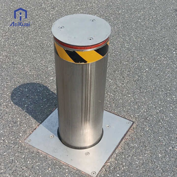 Road Traffic Column Vehicular Blocker Automatic Retractable Security ...