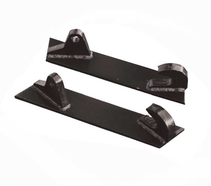 Weld-On Mount Brackets Mounting Plate Fit Euro Global Loaders Tractors ...