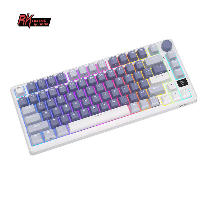 Royal Kludge RK M75 Wireless RGB Gasket Mechanical Keyboard - 75% ...
