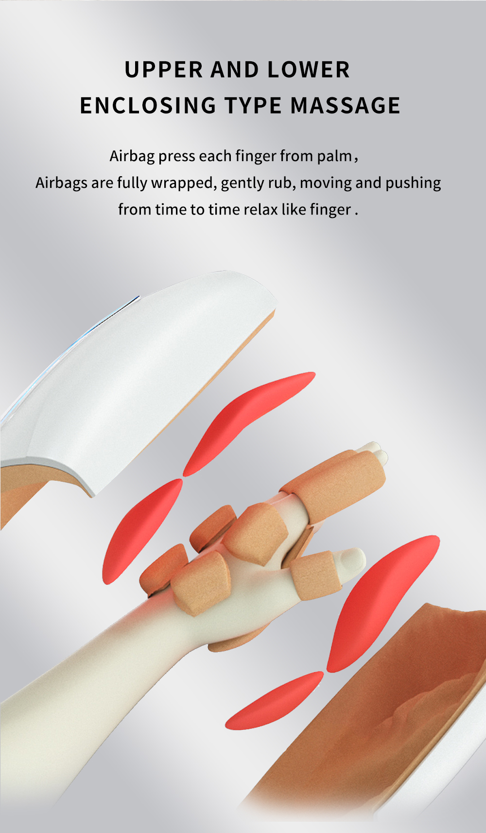 Electric Hand Massager Heated Air Compression Palm... From Beauty ...