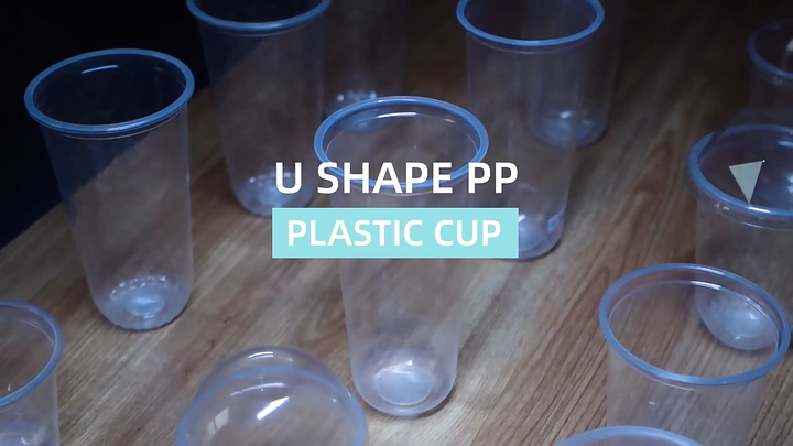 Custom Plastic Milkshake Cups With Lids U-shaped Plastic Cup| Alibaba.com