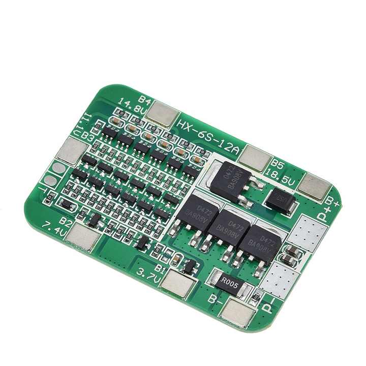 GREA 6S 15A 24V PCB BMS Board For 6 Pack 18650 Li-ion Lithium Battery Cell Module New Arrival ...