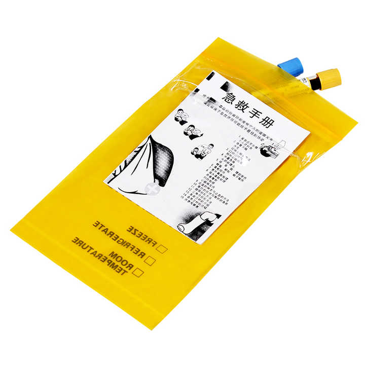 Medical Ziplock Kangaroo Pouch Plastic Zipper Bag Zip Lock Lab ...