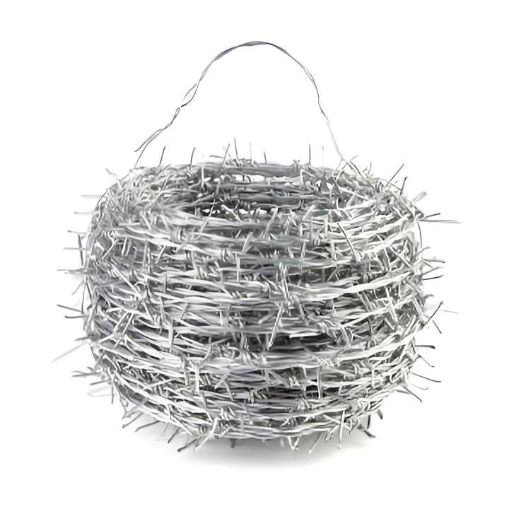 Razor Galvanized Barbed Wire PVC Coated Razor Barbed Wire Roll Barbed ...