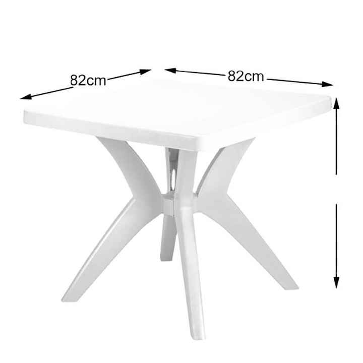 Modern Plastic Outdoor Dining Table for Restaurant and Barbecue Use ...