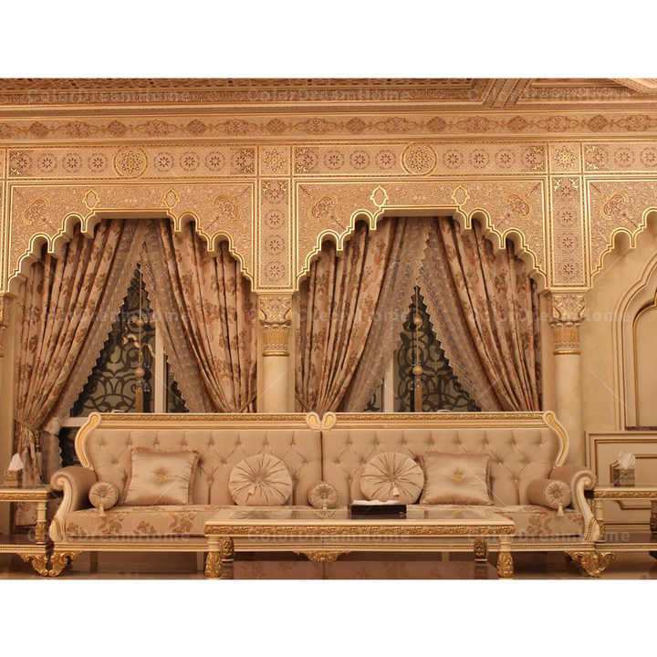 Saudi Arabia Majlis Arabic Sofa Custom Wood Carving Big Sofa Set Living ...