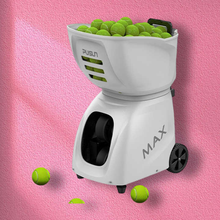 Padel Ball Launcher Machine with Remote Control and Multi-Spin Settings ...