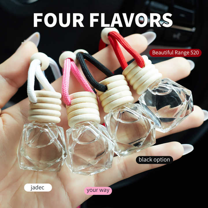 Car Perfume Pendant Bottle Non-Fire Light Fragrance Essential Oil Car ...